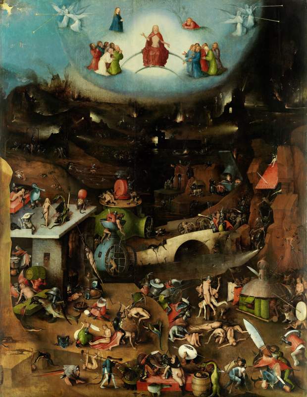 Das Jüngste Gericht Triptychon - Mittelteil by Hieronymus Bosch via DailyArt mobile app