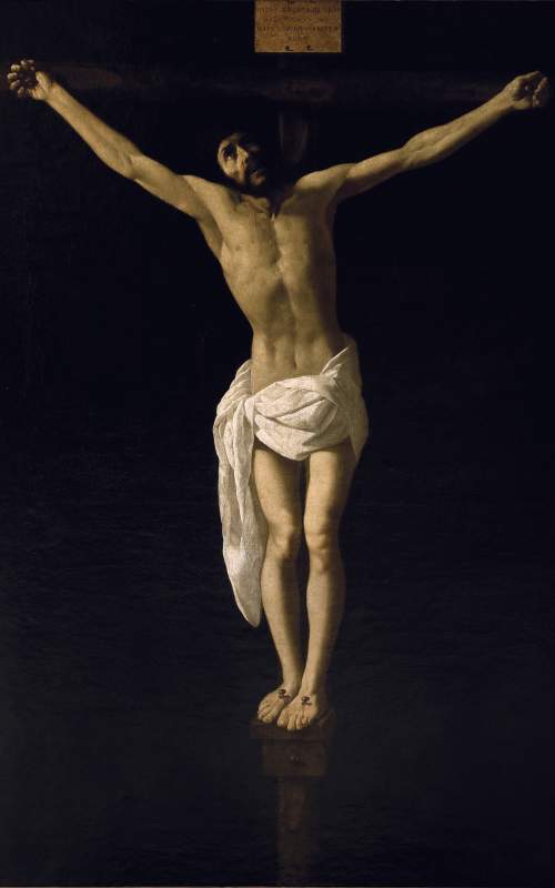 Crucifixión by Francisco de Zurbarán via DailyArt mobile app
